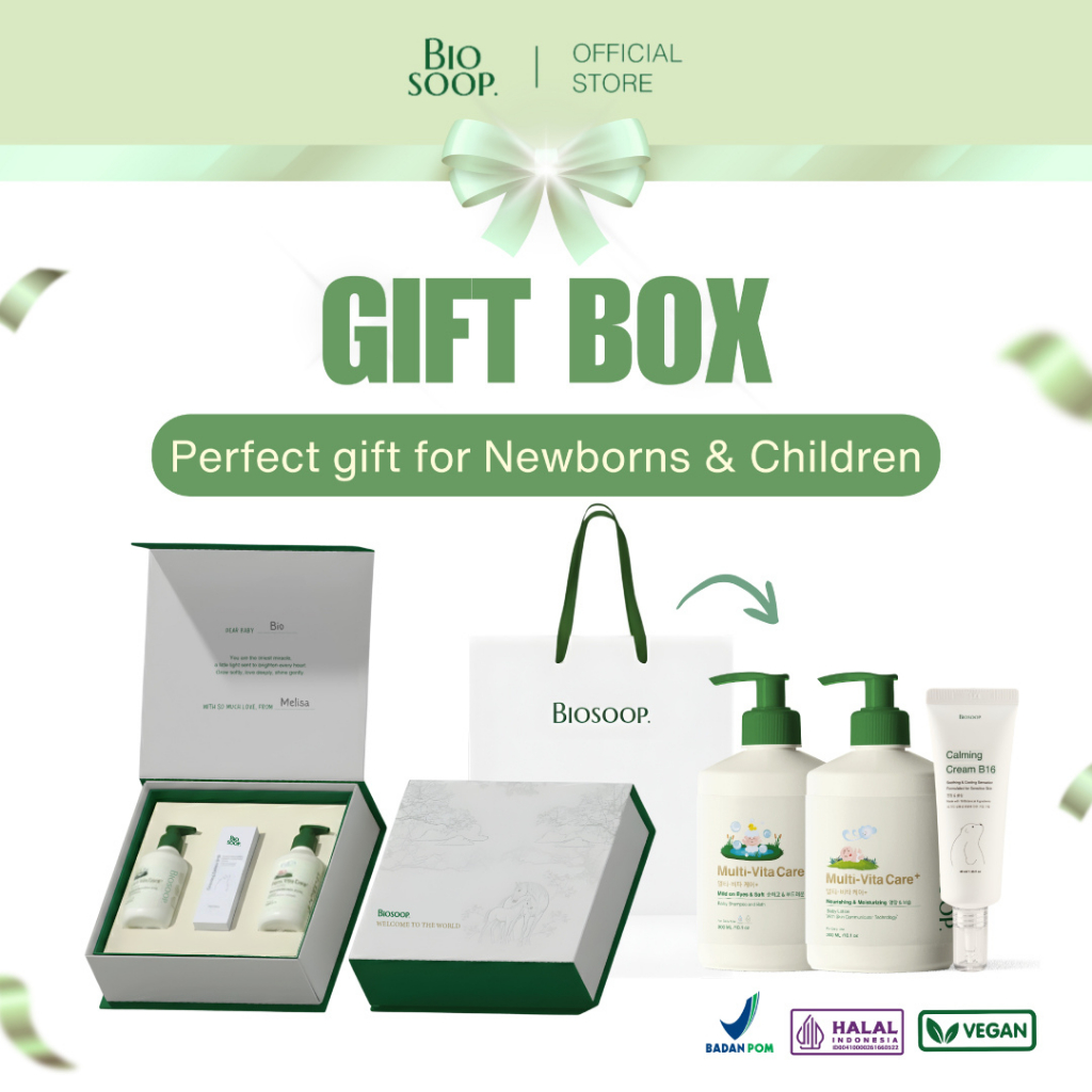Jual Biosoop. Trio Combo Gift Box Premium for new born and baby ...