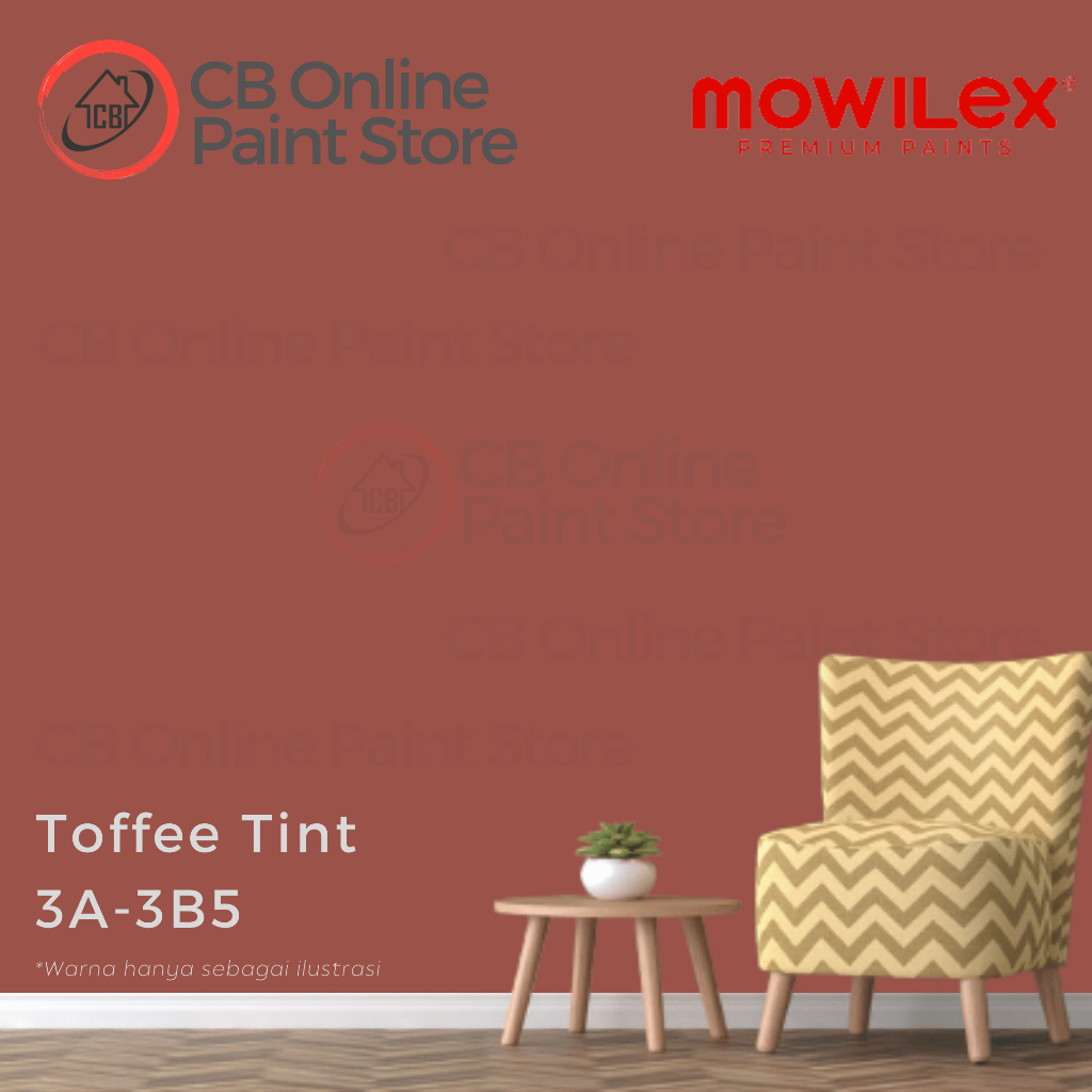 Jual CAT TEMBOK MOWILEX - TOFFEE TINT 3A-3B5 - GALON | Shopee Indonesia
