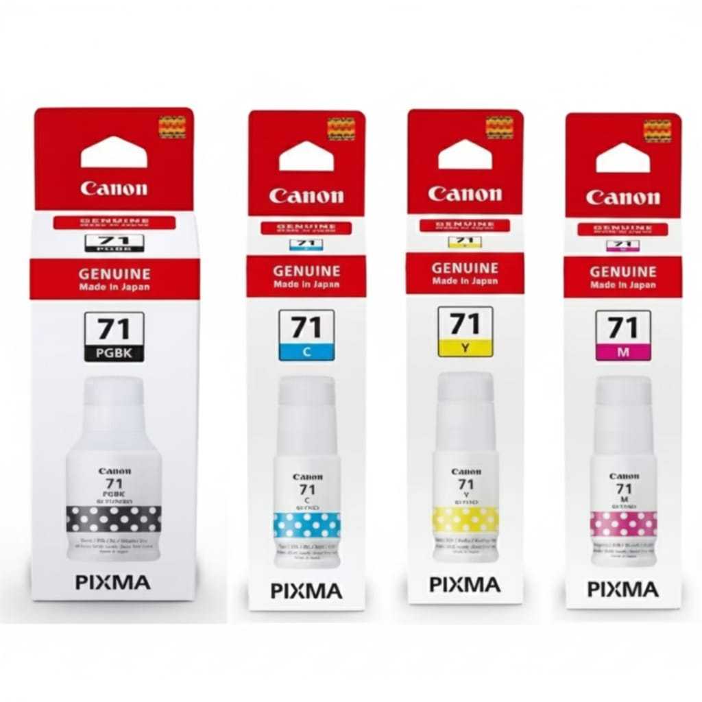 Jual Canon GI-71 Tinta Original Untuk PIXMA G SERIES G1010 G2010 G1000 ...
