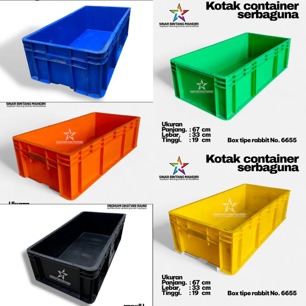 Jual Box containar tipe rabbit serbaguna No. 6655 untuk kebutuhan ...