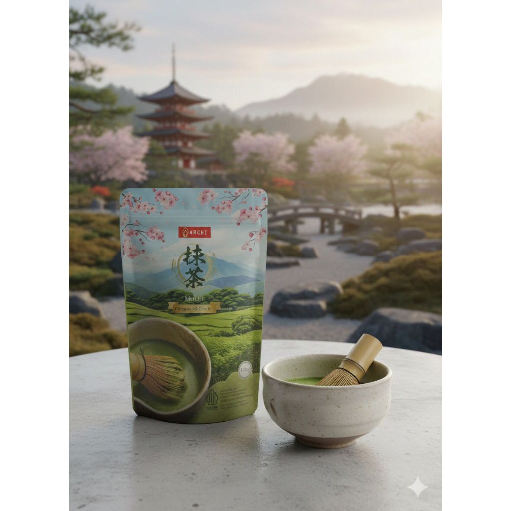 Jual ARCHI Matcha Ceremonial A 100gr - Food Service | Shopee Indonesia