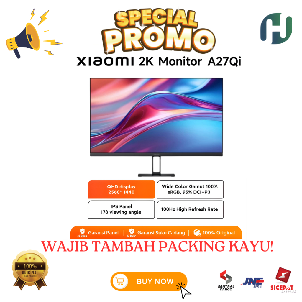 Jual Xiaomi 2K Monitor A27Qi 27" SECOND | 2K QHD Display | 100 Hz ...