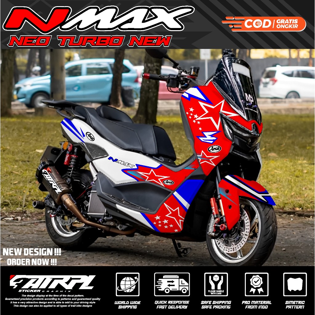 Jual COD) TERBARU Decal Sticker Yamaha Nmax TURBO NEO 2024 2025 ...