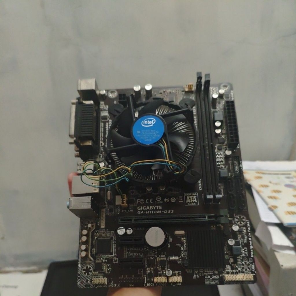 Jual Motherboard Gigabyte GA H110M DS2 | Shopee Indonesia