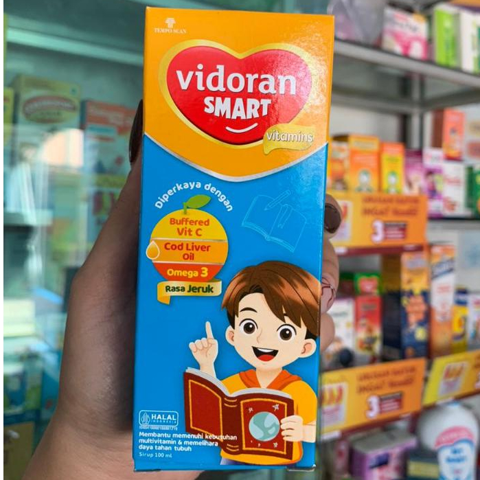 Jual Vidoran Smart Sirup Orange 100 Ml Botol | Shopee Indonesia
