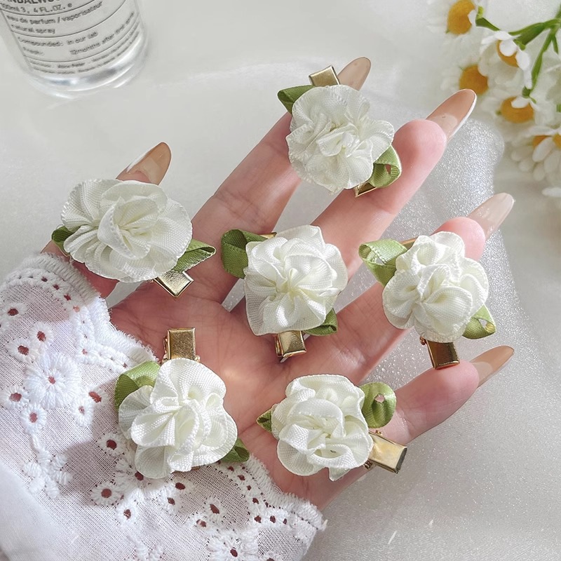 Jual Jepit Rambut Bunga Mawar Kecil Mini Korean Hair Claw Clips Model ...