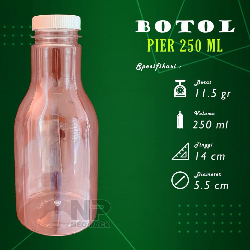 Jual Neo Pack Botol Pier 250 ml | Shopee Indonesia