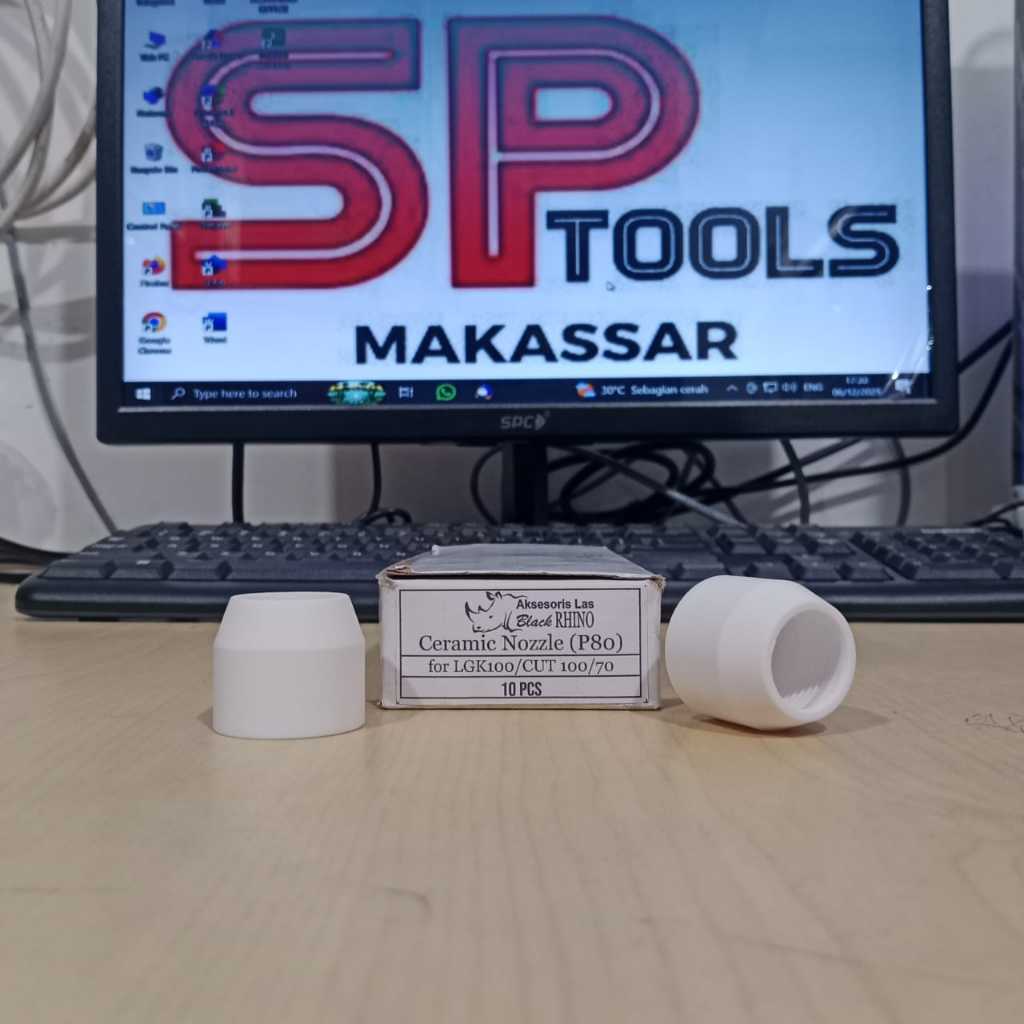 Jual SPAREPART TRAVO LAS PLASMA CUTTING UJUNG CERAMIC NOZZLE / KERAMIK ...