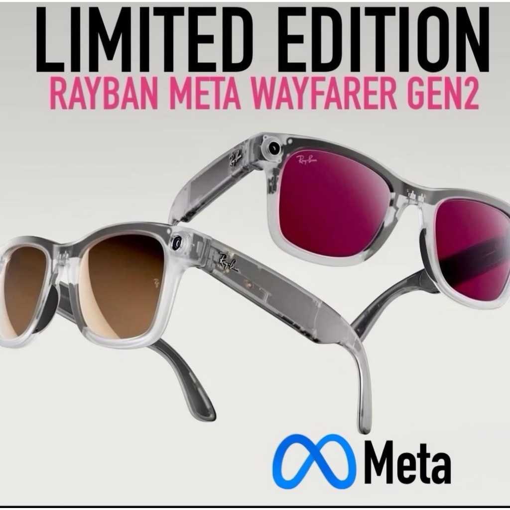 Jual Rayban Meta Gen 2 Wayfarer 2025 Limited Edition Meta AI 3K Ultra ...