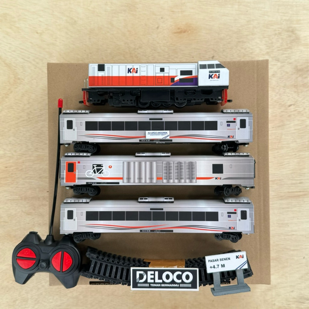 Jual paket Rangkaian murah Mainan Kereta Api Indonesia RC,Kereta api ...