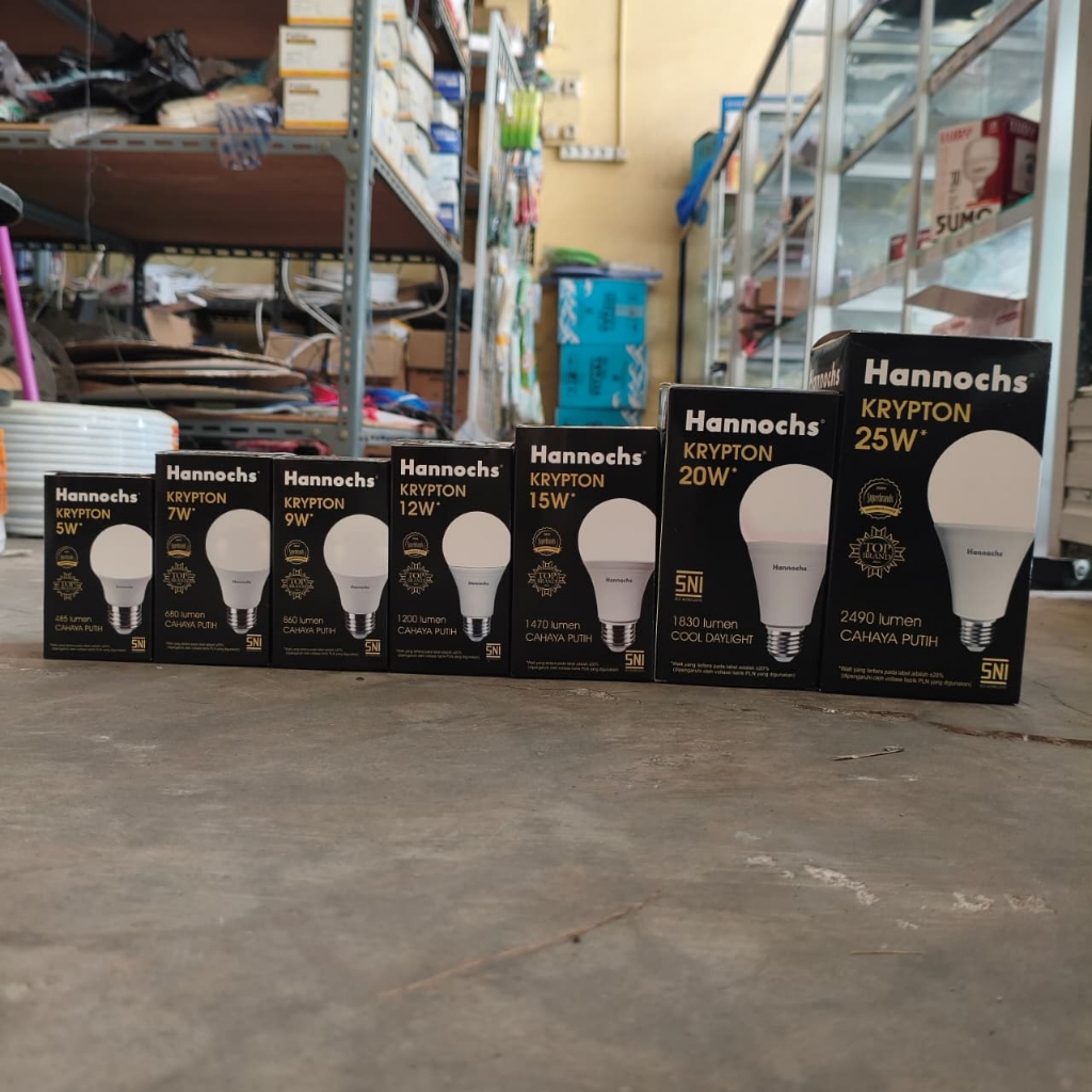 Jual Lampu LED Hannochs Krypton 5, 7, 9, 12, 15, 20 25 watt-Lampu Hemat ...