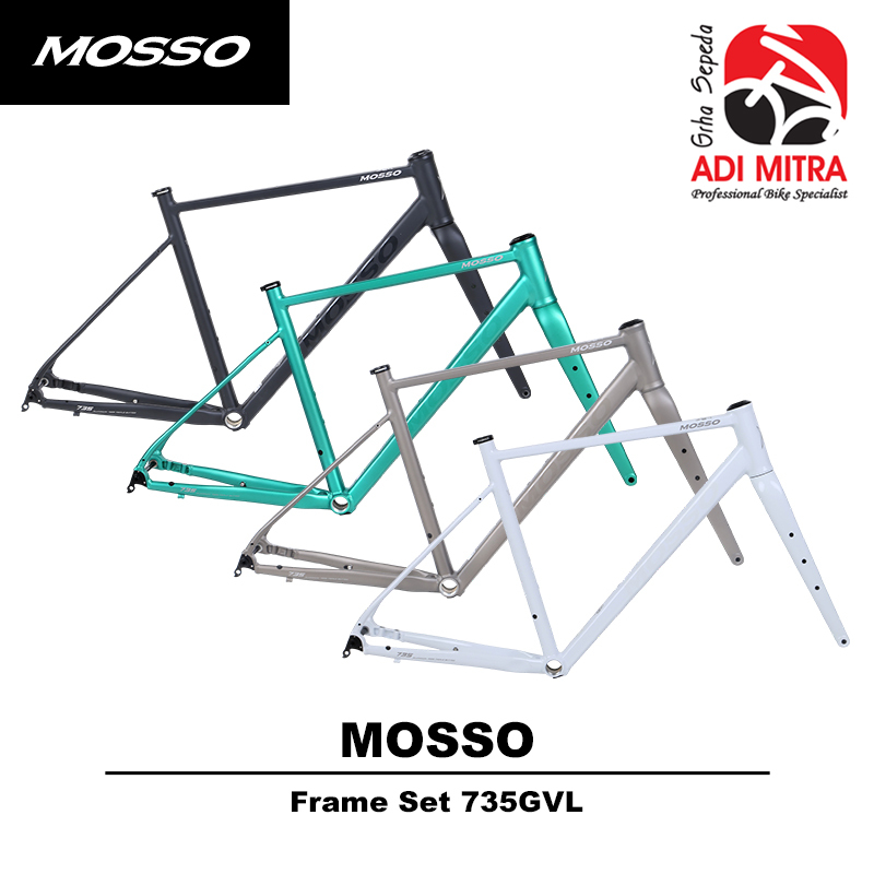 Jual Mosso 735GVL Frame Set Sepeda Gravel Disc Brake [700C] Frame Alloy ...