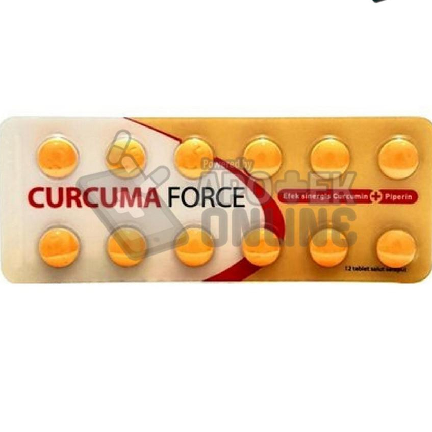 Jual CURCUMA FORCE 1 STRIP 12 TABLET | Shopee Indonesia