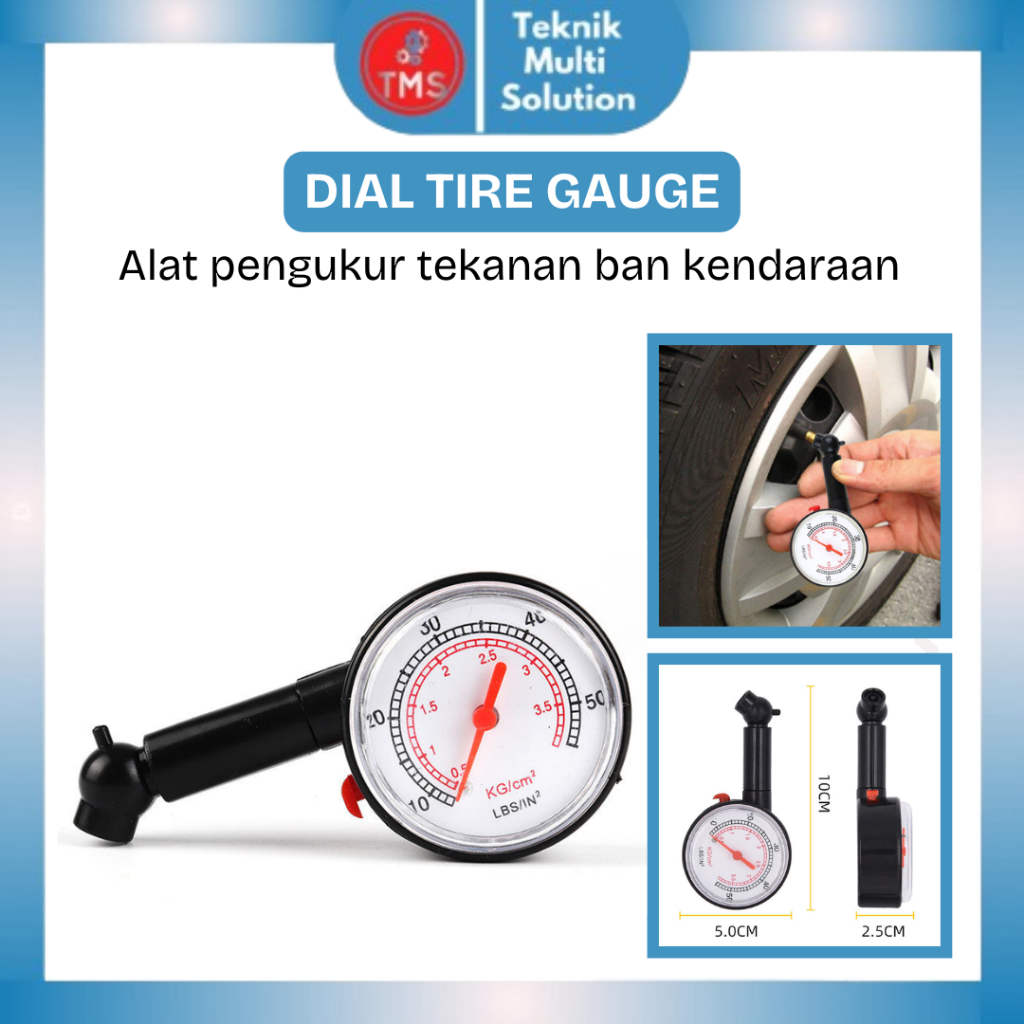 Jual TMS - Alat Ukur / Pengukur Tekanan Angin Ban Kendaraan Sepeda ...