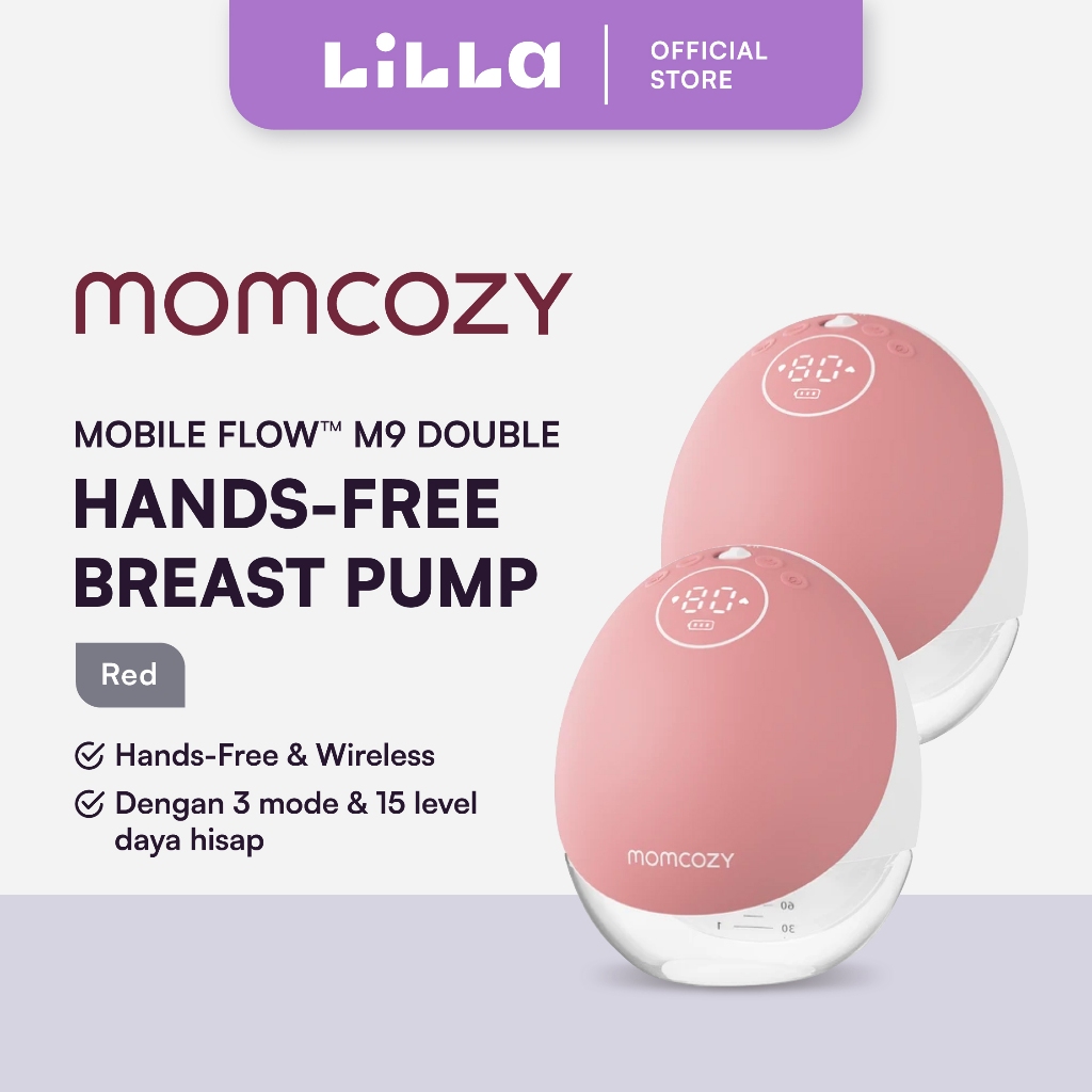 Jual MOMCOZY - Mobile Flow™ M9 Double Hands-Free Breast Pump | Shopee ...