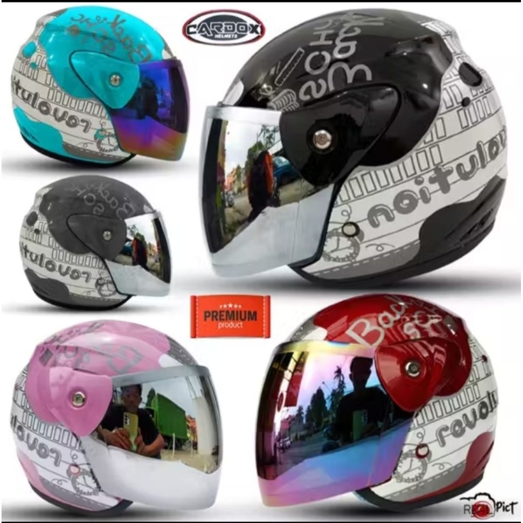 Jual Helm dewasa renovation warna dan kaca radom | Shopee Indonesia