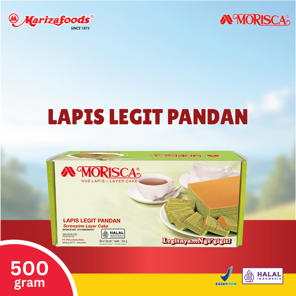Jual Morisca Kue Lapis Legit Pandan 500g | Shopee Indonesia