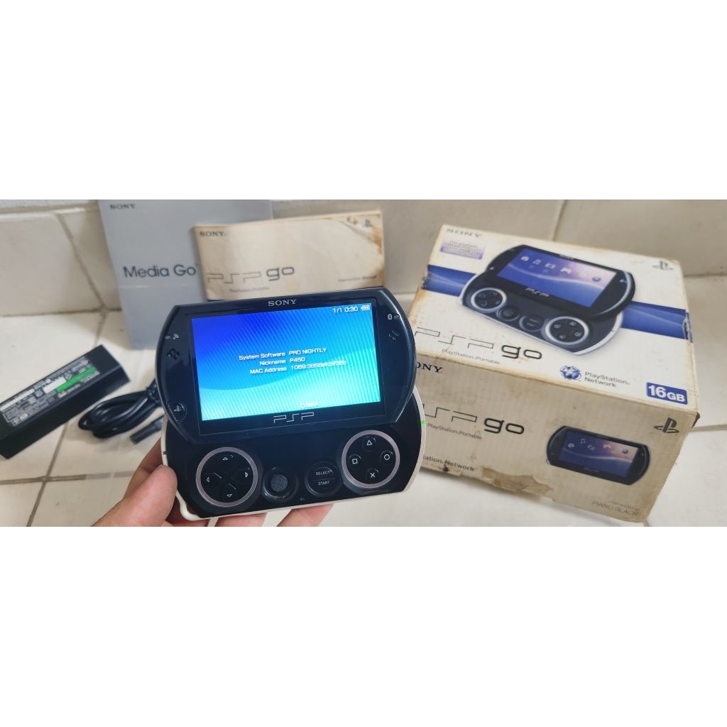 Jual psp go black full set original serial number match | Shopee Indonesia