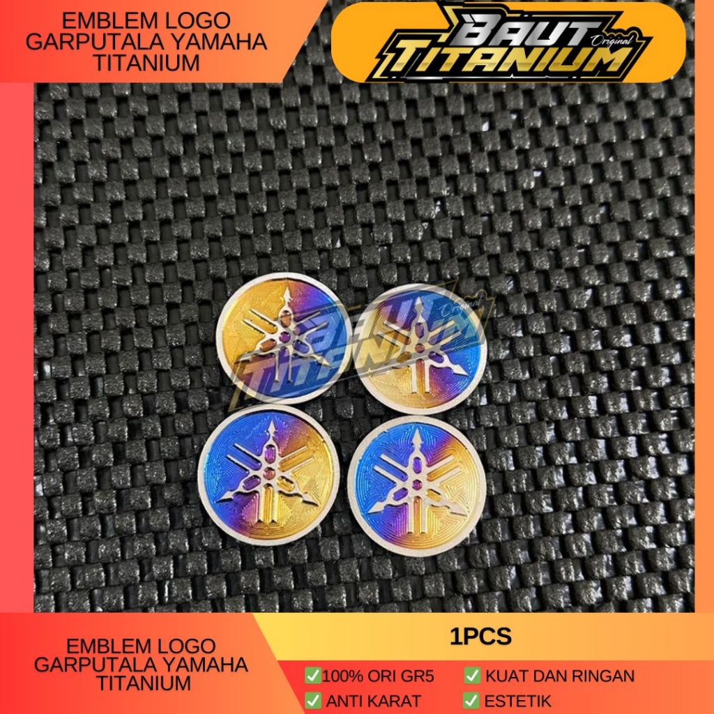 Jual Emblem Logo Garputala Yamaha Titanium Gr5 | Shopee Indonesia