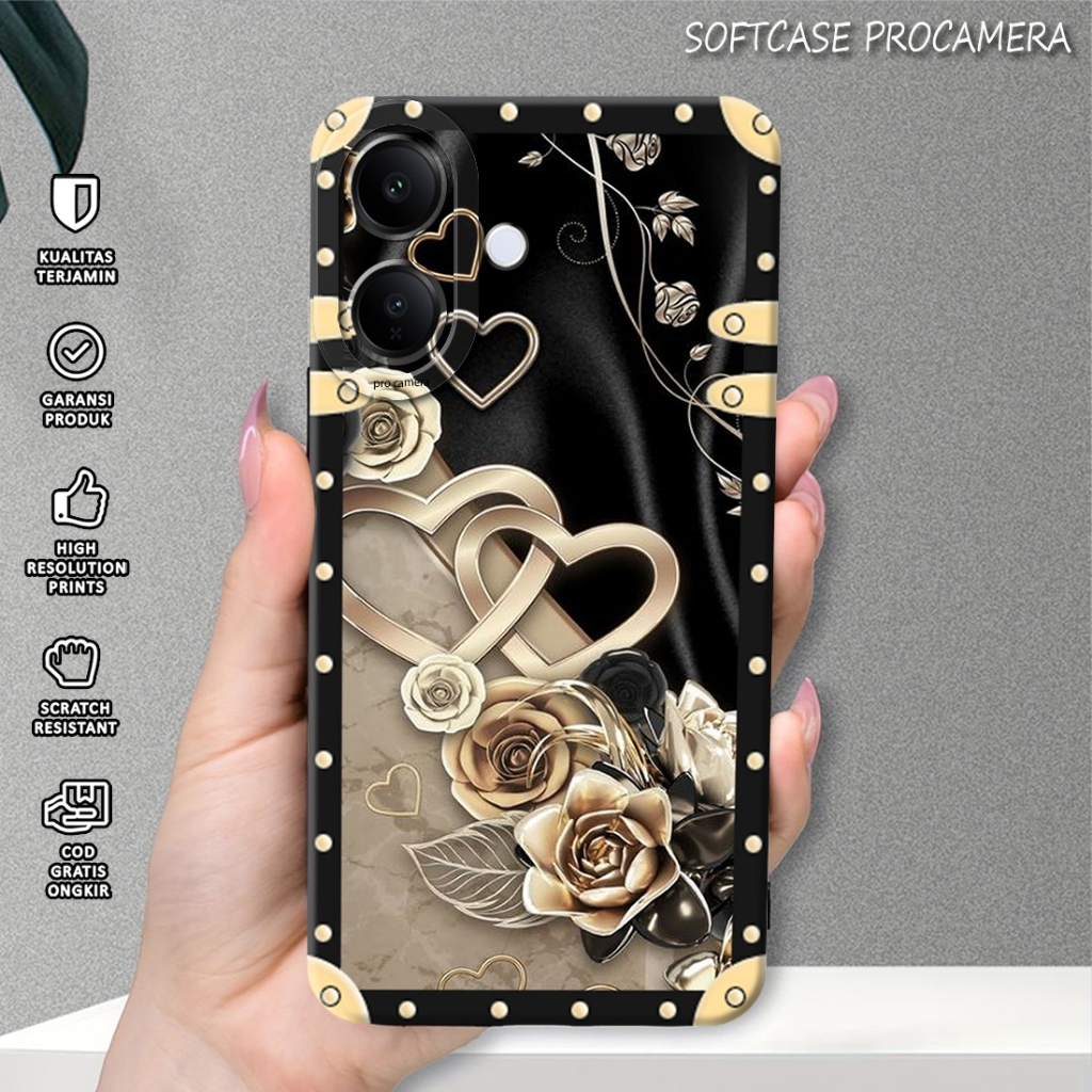 Jual [ TS25 ] Case Hp for VIVO V60 LITE IQOO Z10R 4G 5G Fashion Casing ...