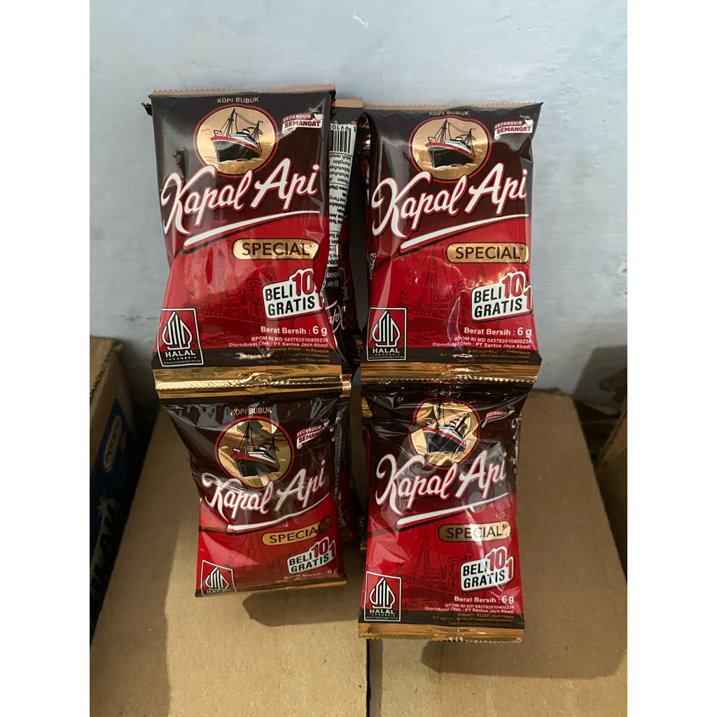 Jual Kopi Kapal Api Mini Sachet 6 Gram - Aroma Nikmat, Kemasan Praktis ...