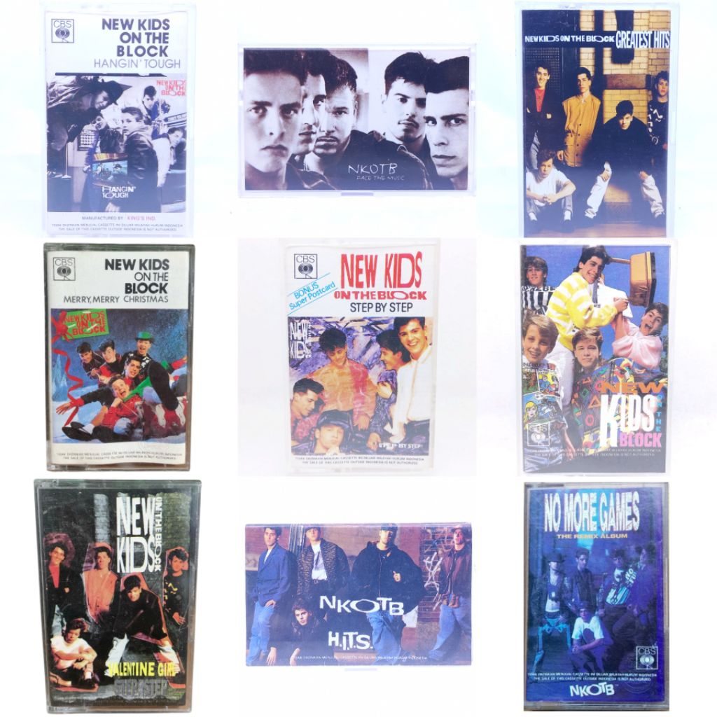 Jual Kaset pita NEW KIDS ON THE BLOCK - step by step - greatest hits ...
