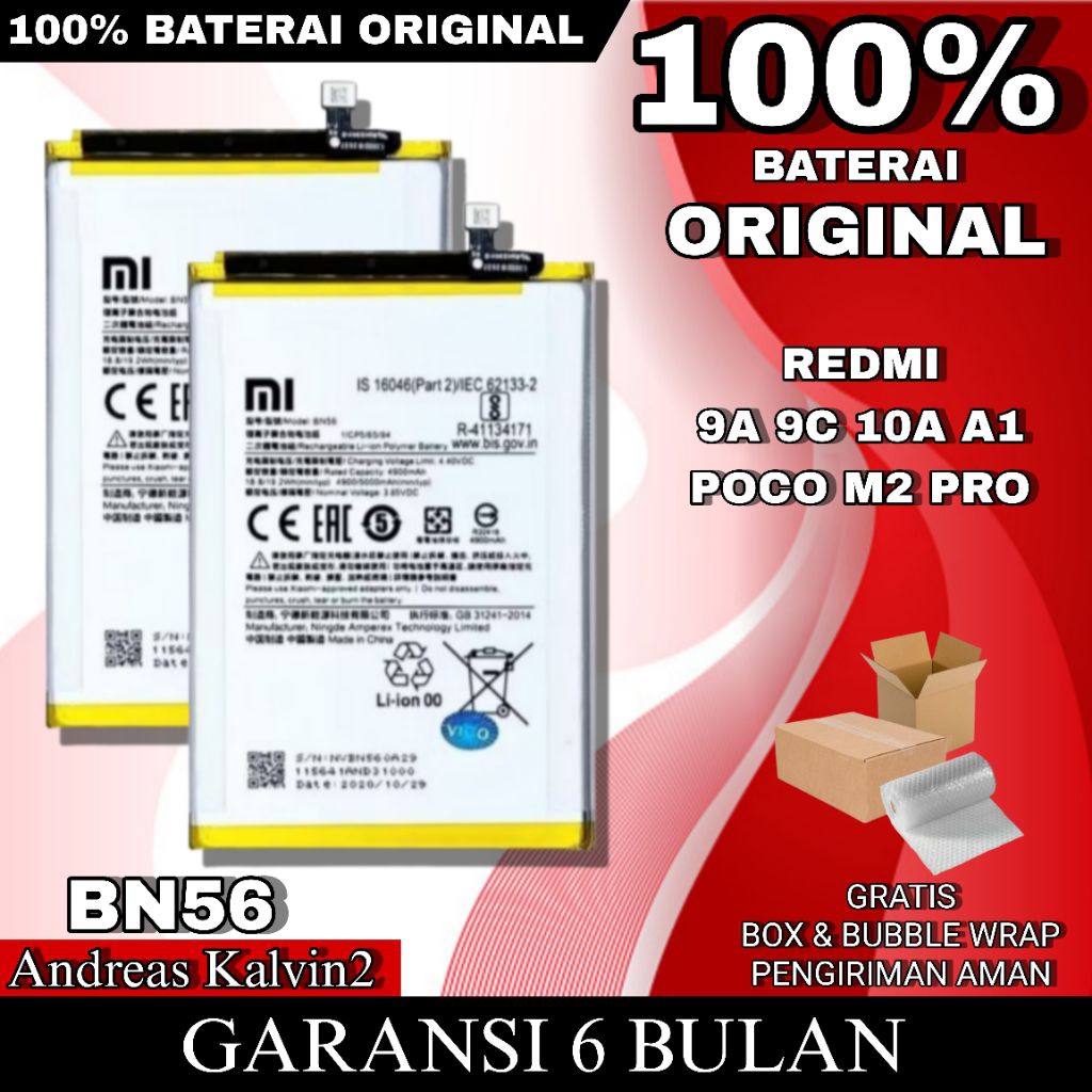 Jual BATERAI BATRAI BATERE BATTERAI BATTERY BATU BATRE XIAOMI REDMI 9A ...