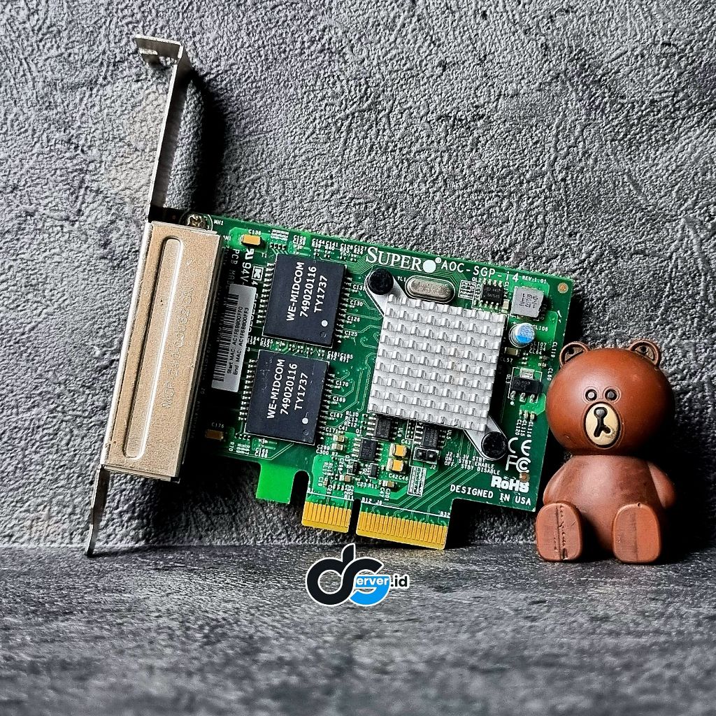 Jual LAN Card Server Supermicro AOC-SGP-i4 4-Port Gigabit Intel i350 ...