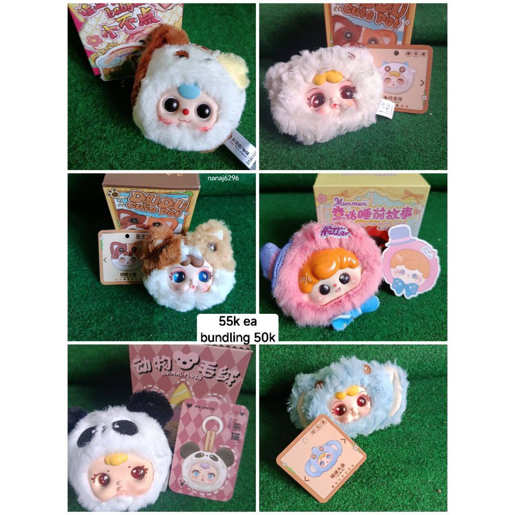 Jual bb3 mini head, dudu animal, munmun fairy, mm animal | Shopee Indonesia