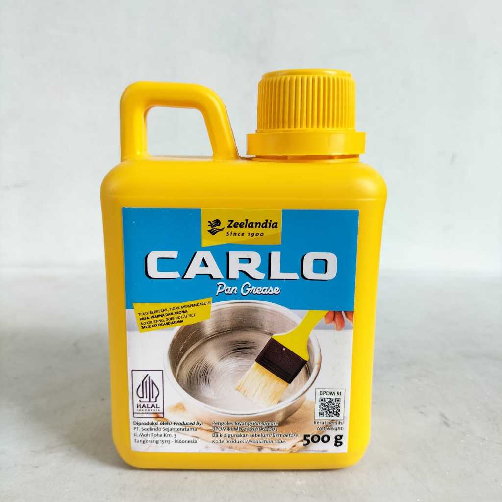Jual Carlo Pengoles Loyang 500 Gram Zeelandia Carlo Pan Grease | Shopee ...