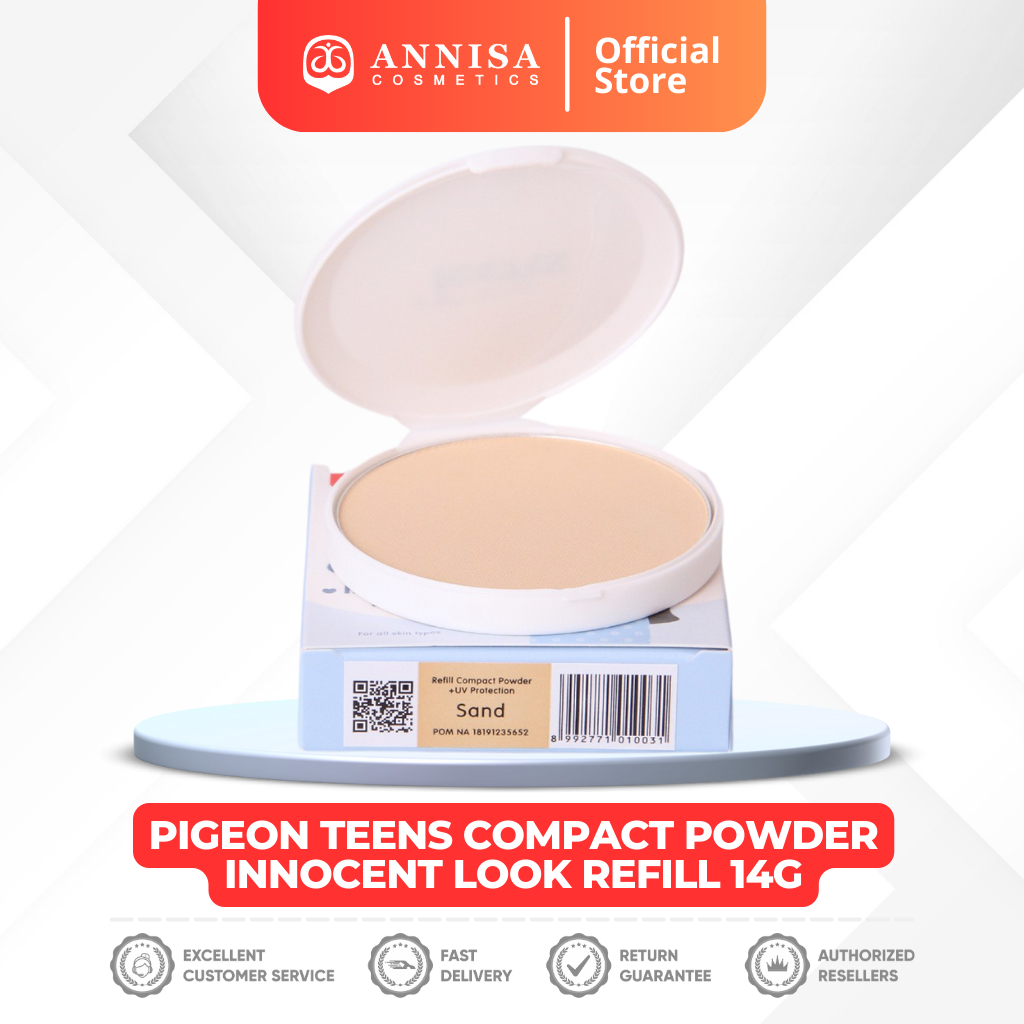 Jual Pigeon Teens Compact Powder Innocent Look Refill 14g (BIRU ...