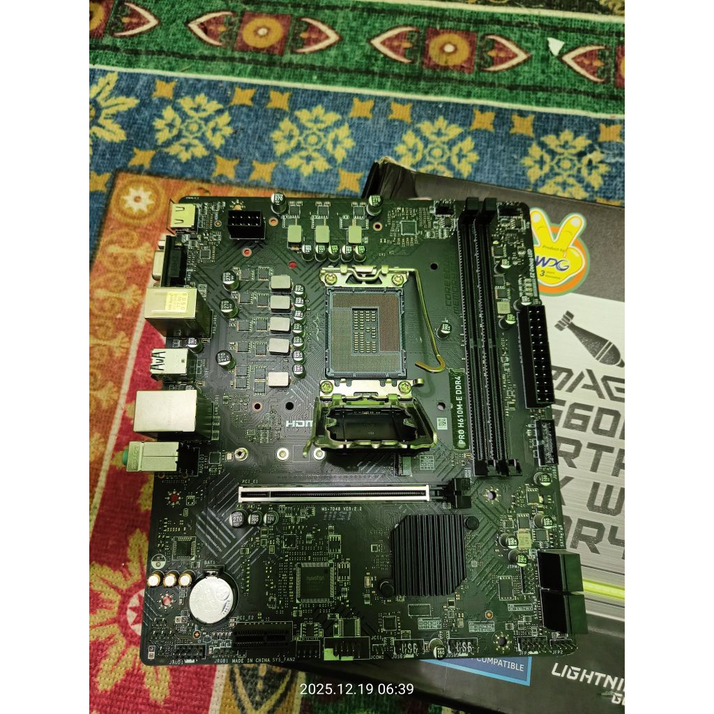 Jual Motherboard msi pro H610m-E ddr4 (ada minus) | Shopee Indonesia