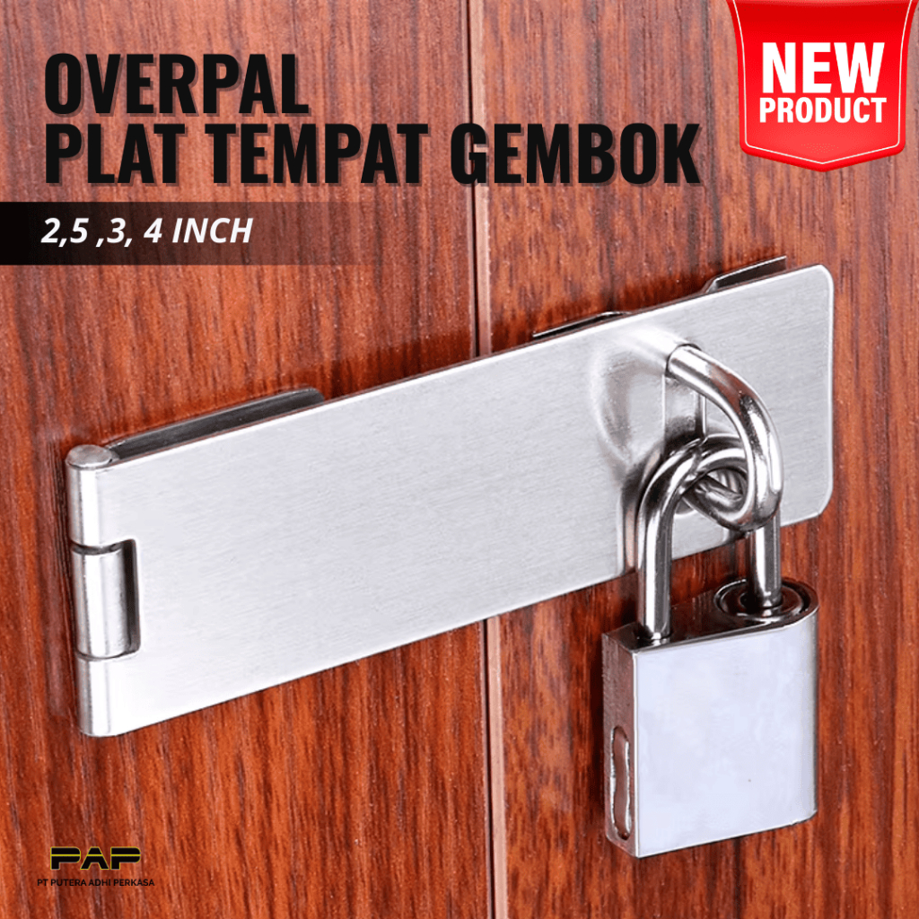 Jual Overpal Tempat Gembok Galvanis Tebal 3" 4" 5" Inch Overpal plat ...