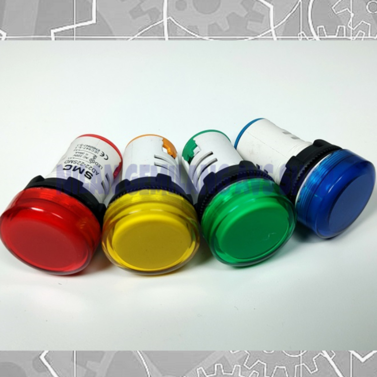 Jual Pilot Lamp LED AD22-22SMD 22mm SUPER TERANG 220VAC | Shopee Indonesia