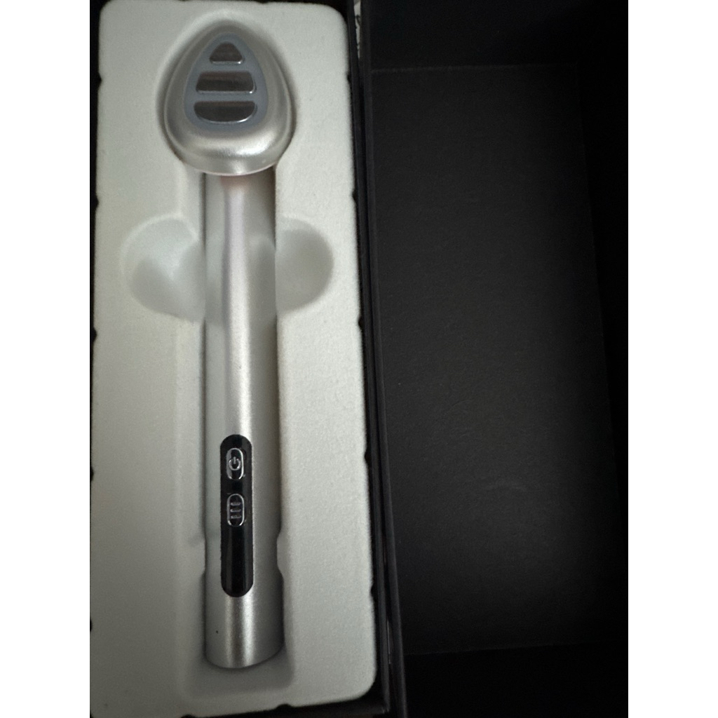 Jual setrika strika wajah EMS wand LED light dan ada getaran vibration ...