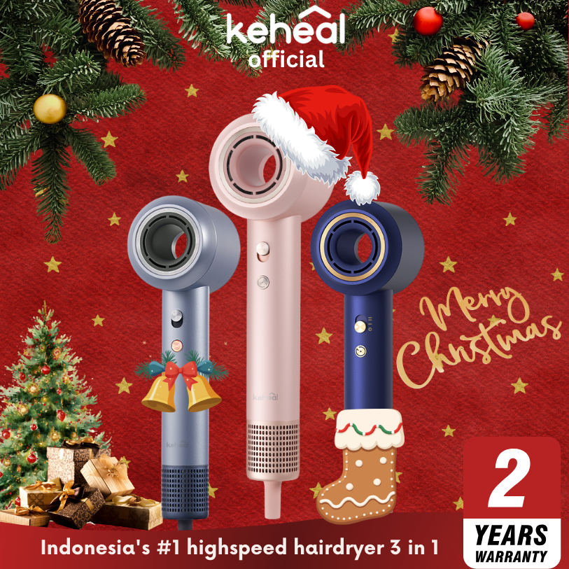 Jual COMBO HEMAT Pengering Rambut Keheal HC5P dengan Motor High Speed ...
