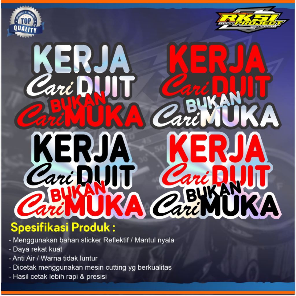Jual stiker cutting kata kata gaul | Shopee Indonesia