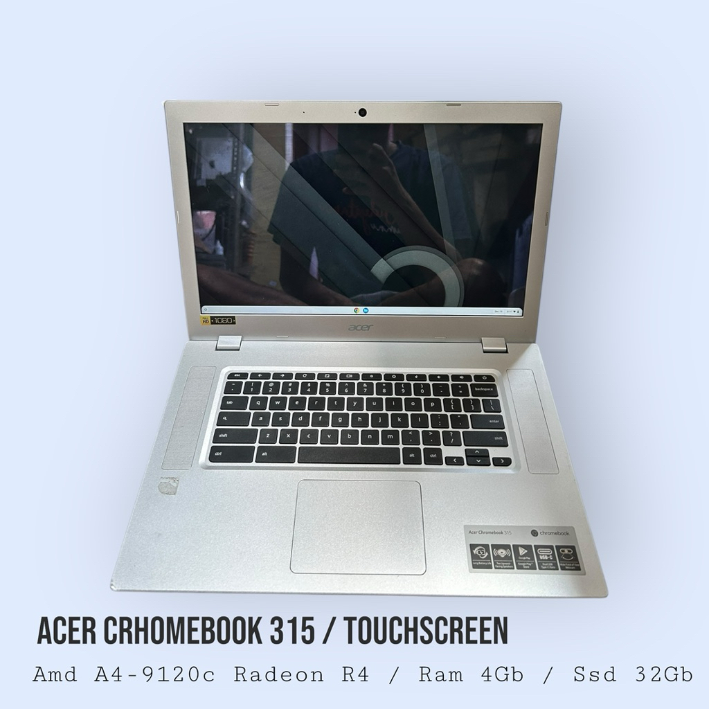 Jual Acer Chromebook 315 Touchscreen AMD A4 9120C RAM 4GB SSD 32GB ...