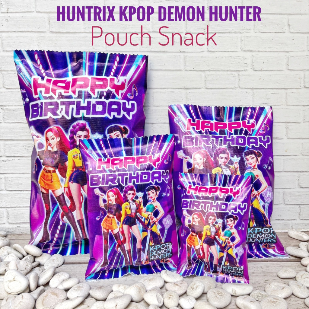 Jual Kpop Demon Hunters Pouch Snack Vinyl Kemasan Snack Hampers ...