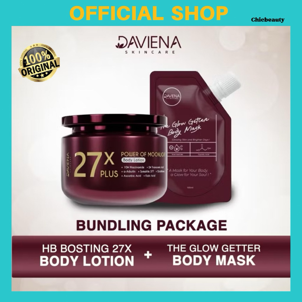 Jual LOTION DOSTING DAVIENA SKINCARE / 27x POWER OF MOONLIGHT BODY ...