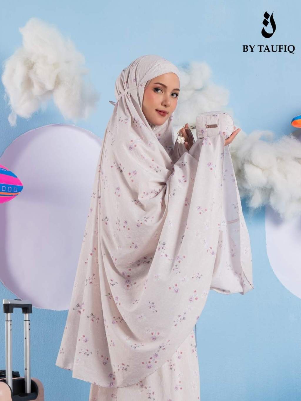 Jual By Taufiq | Mukena Travel Parasut Solite Motif Premium | Mukena ...