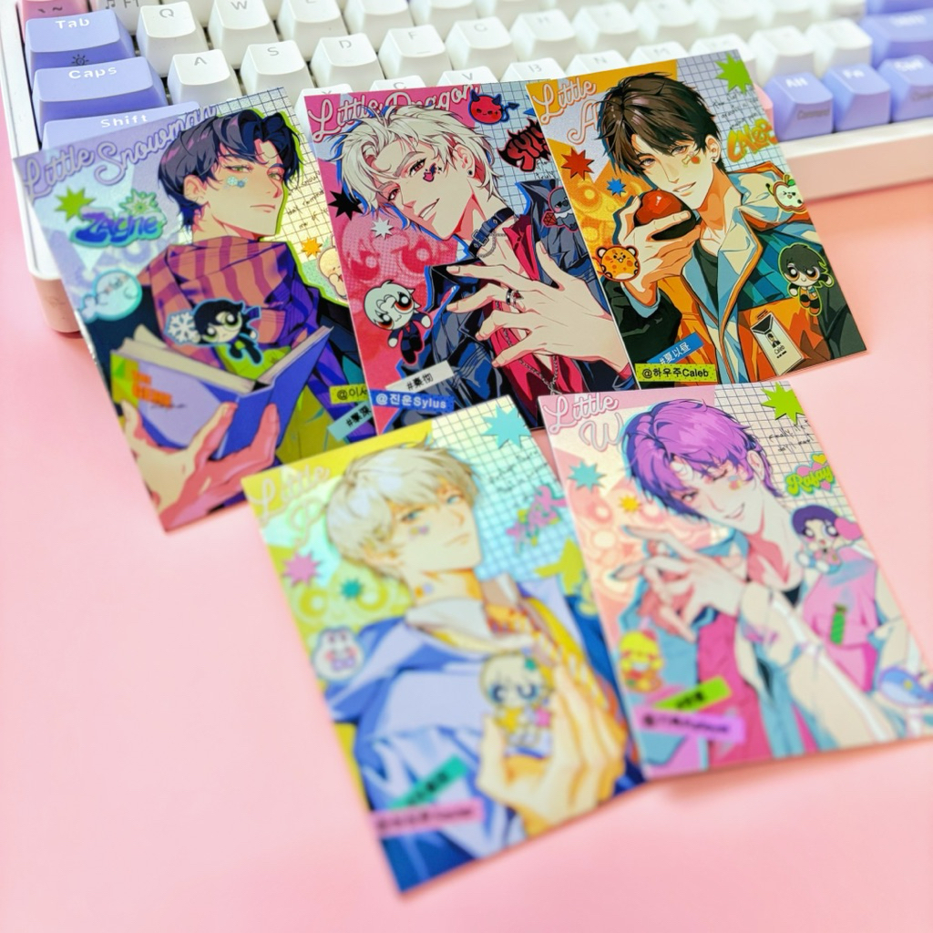 Jual POLAROID LOVE AND DEEPSPACE CALEB SYLUS ZAYNE RAFAYEL XAVIER ...