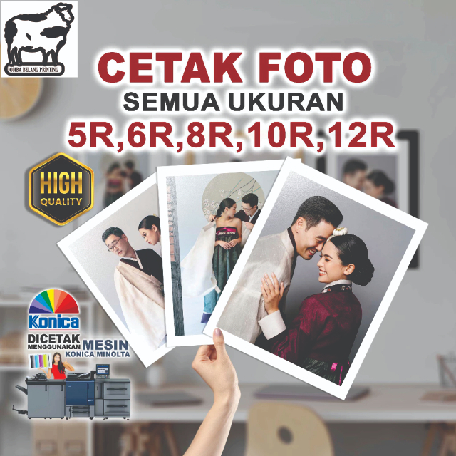 Jual Cetak Foto Premium Semua Ukuran Lengkap 2R 4R 5R 8R 10R 12R ...