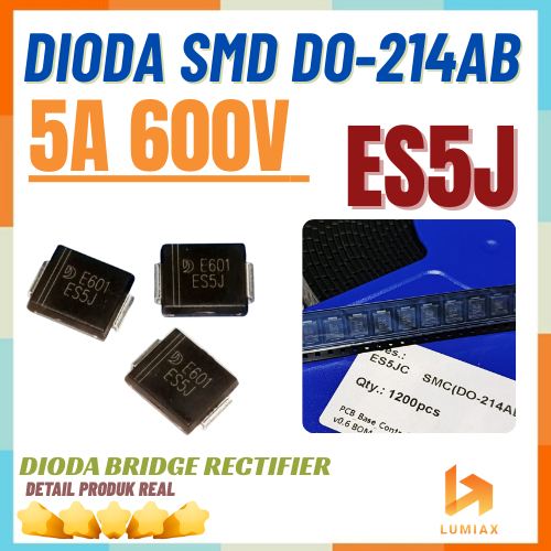 Jual Dioda SMD ES5J Bridge Rectifier Diodes 600V 5A | Shopee Indonesia