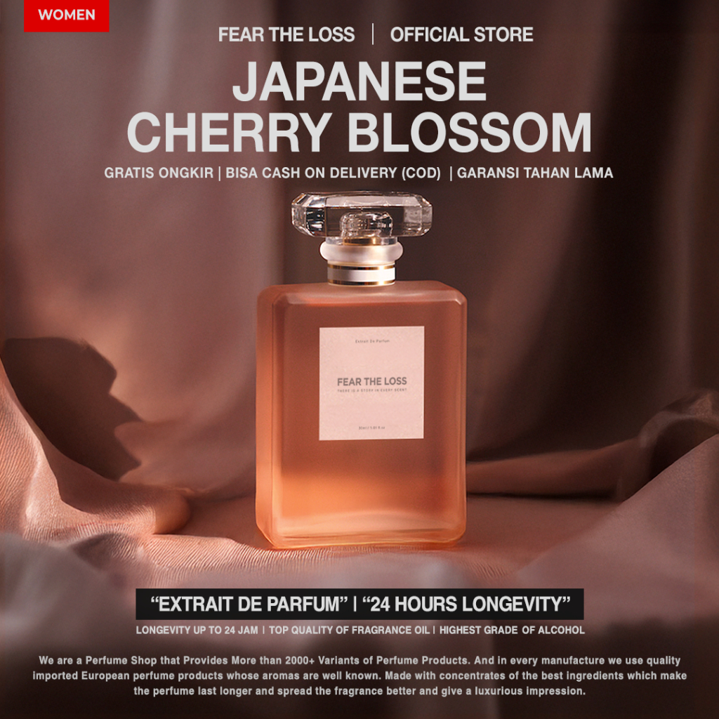 Jual FTL - (C017) JAPANESE CHERRY BLOSSOM BY FEAR THE LOSS | EXTRAIT DE ...