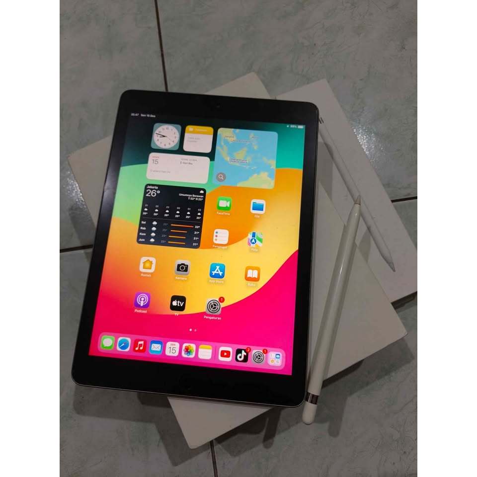 Jual Ipad Apple Gen 6 32Gb Fullset / Apple Pencil Gen 1 ORI / Apple ...