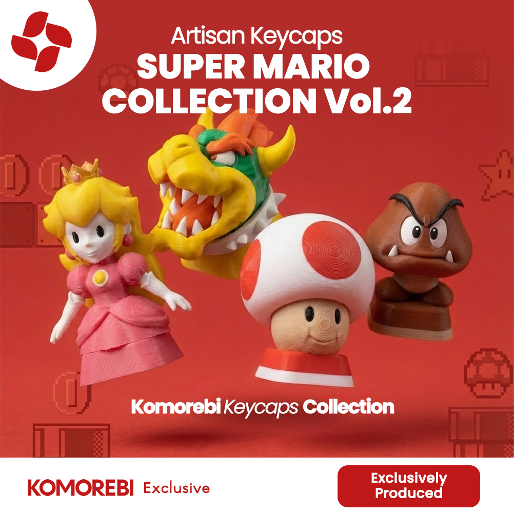 Jual Artisan Keycap Super Mario Collection Vol 2 Princess Peach Bowser ...