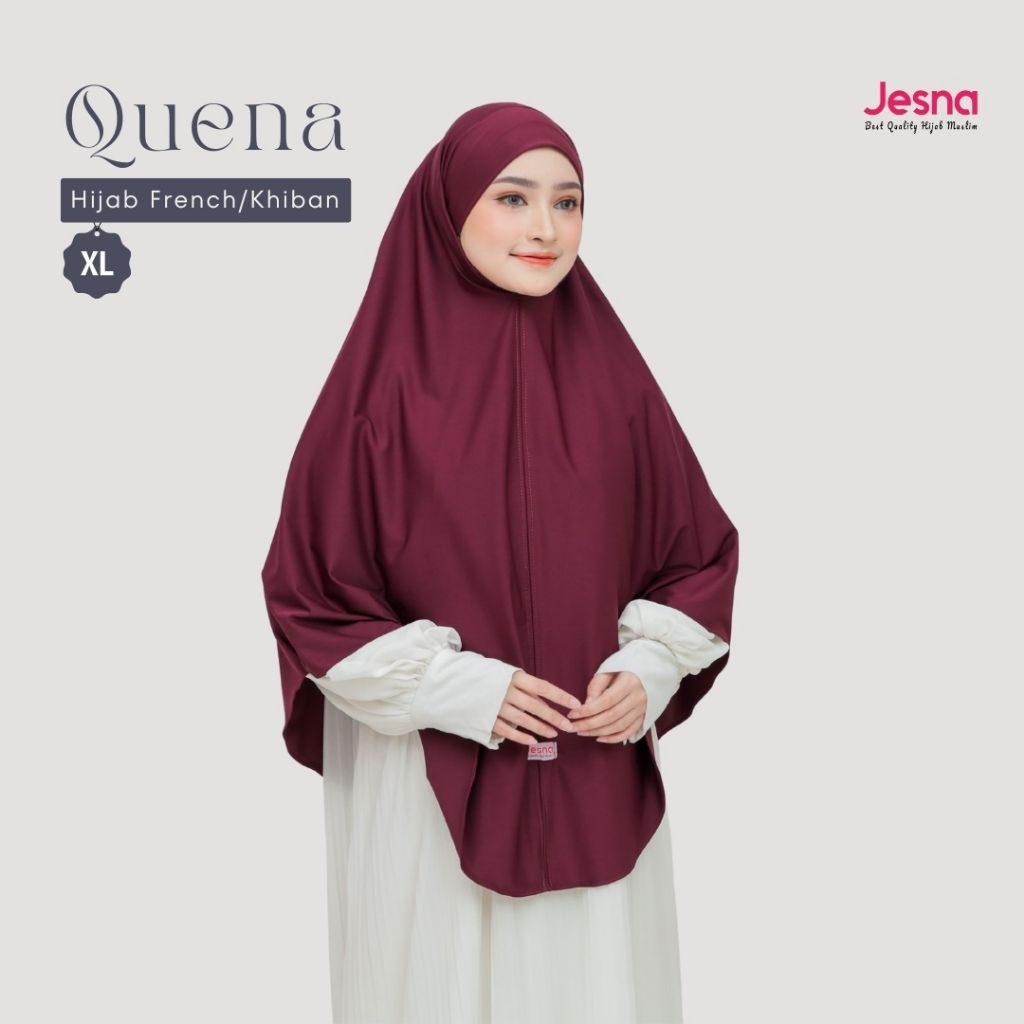 Jual Jesna - Quena XL Khiban Khimar Bandana Hijab Instan French Syar'i ...