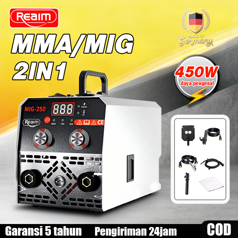 Jual Reaim MIG-250 Mesin las listrik 450 watt Solder listrik set ...