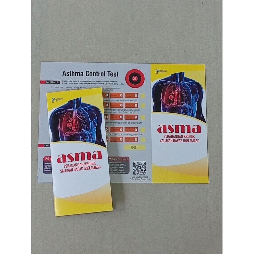 Jual Leaflet Asma-Asthma Control Test-Brosur Edukasi Asma | Shopee ...